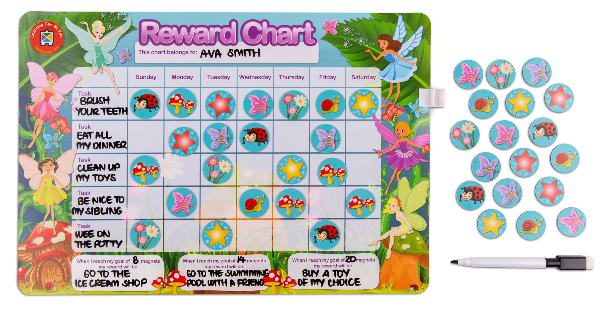 Magnetic Reward Charts – Kids Success Online